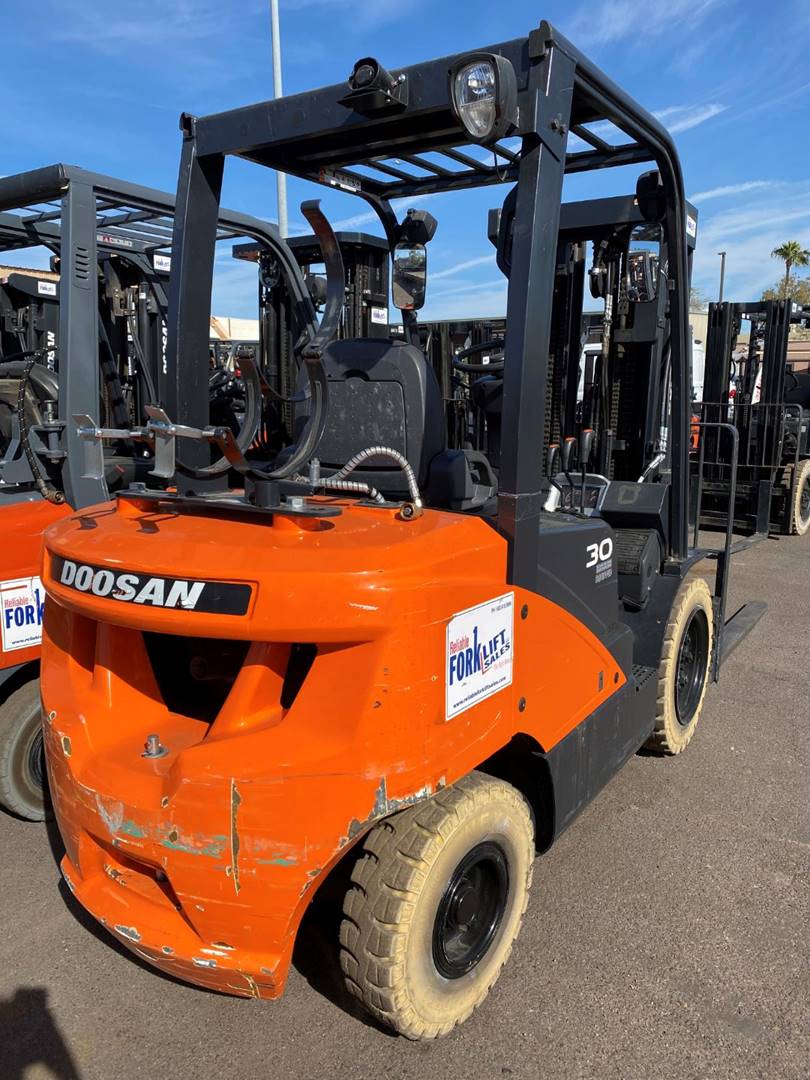 2017 LP Gas Doosan G30N-7 Pneumatic Tire 4 Wheel Sit Down