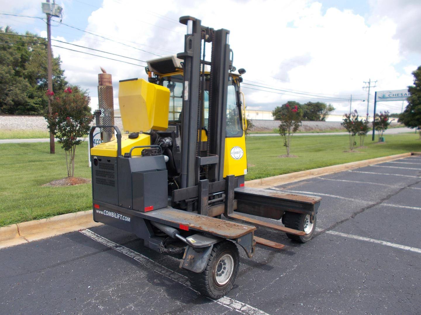 2013 Dual Fuel Combilift C10000XL Internal Combustion Sideloader (Bi ...