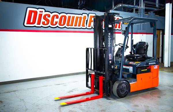 2016 Electric Toyota 8FBE15U Electric 3 Wheel Sit Down