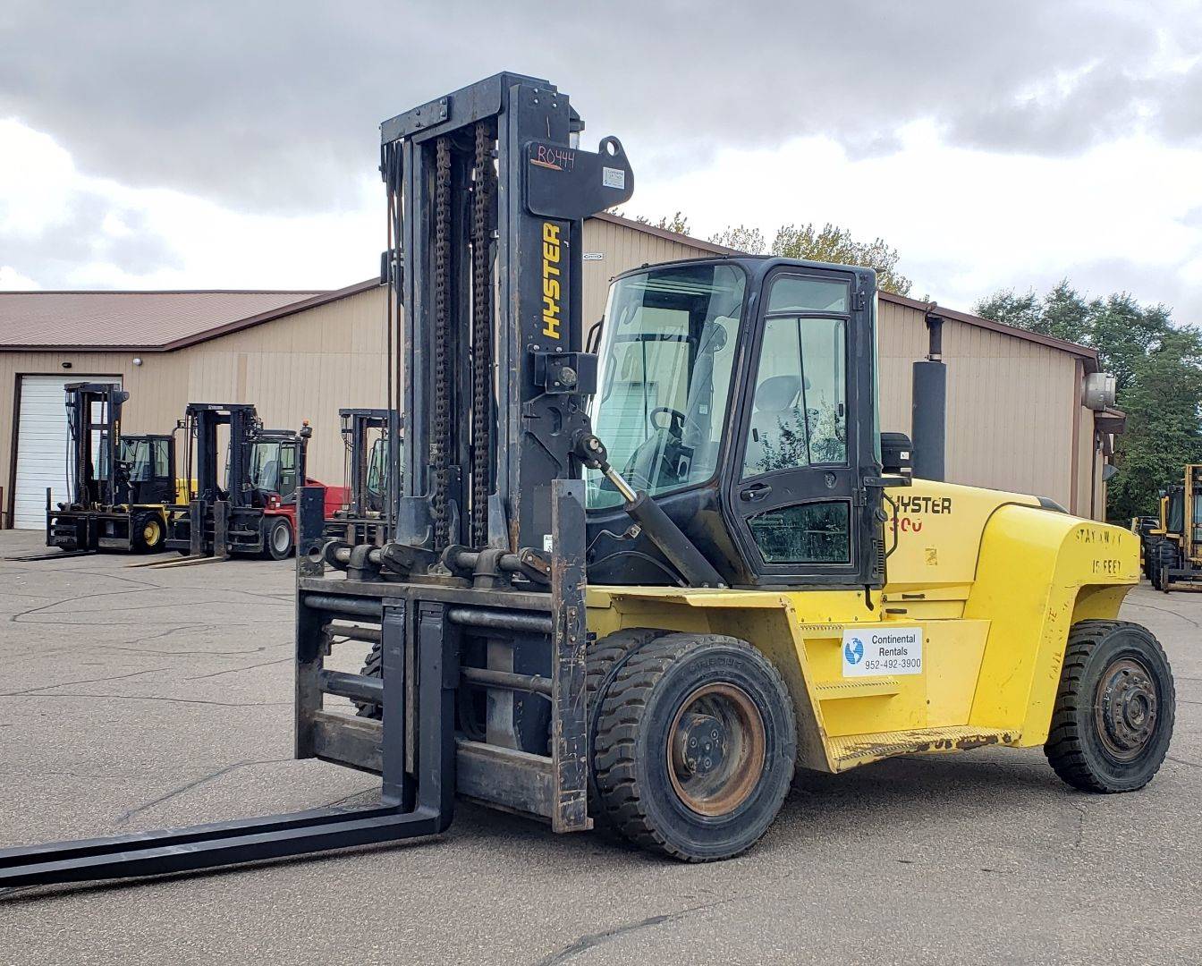 2013 Diesel Hyster H300HD2 Pneumatic Tire 4 Wheel Sit Down