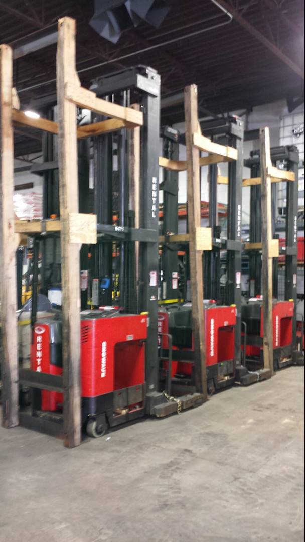 2006 Electric Raymond EASI-R45TT-MB Electric Narrow Aisle Single Reach