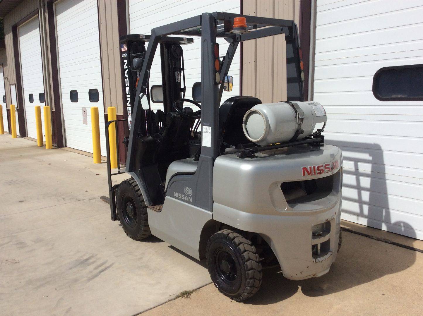 2012 LP Gas Nissan PF50LP Pneumatic Tire 4 Wheel Sit Down