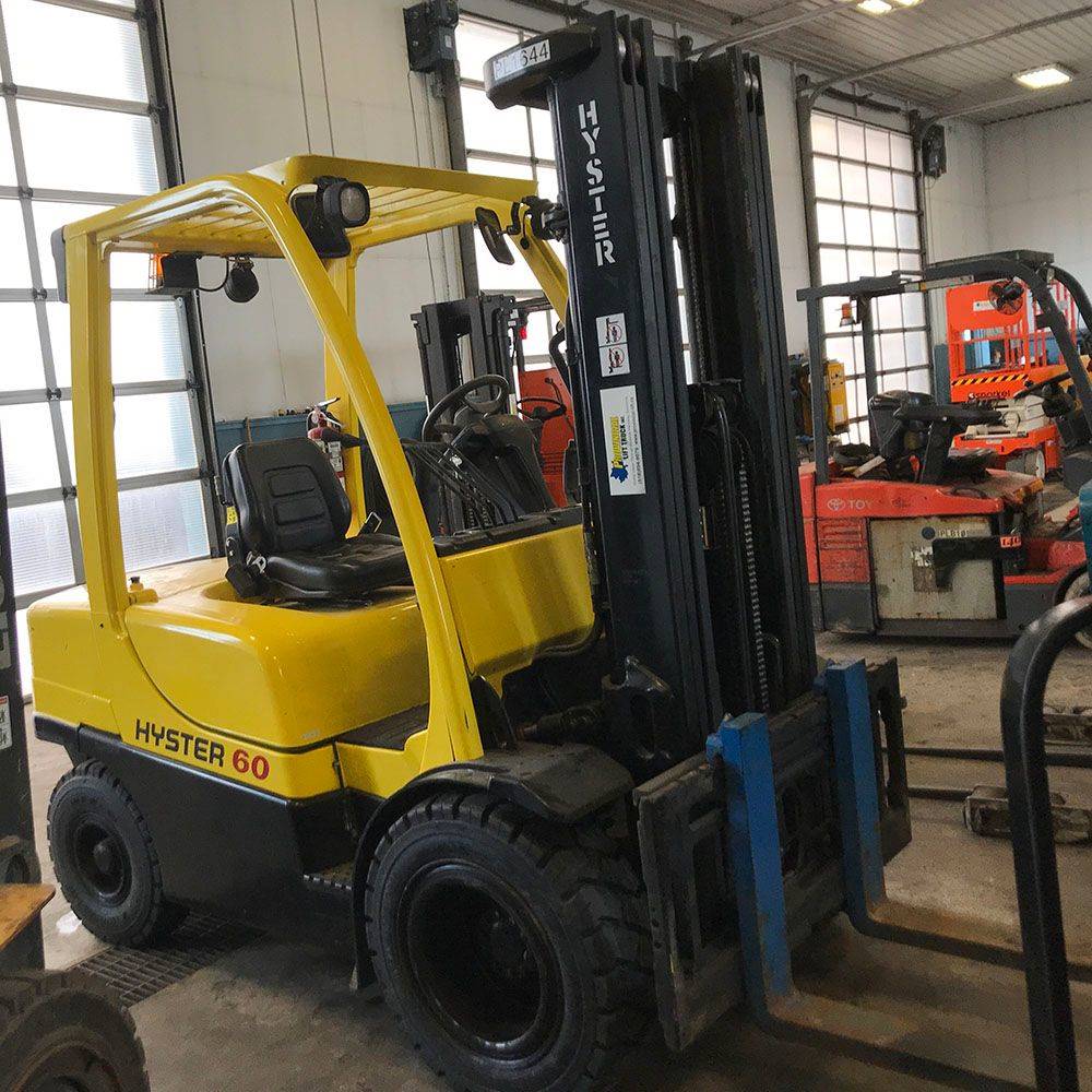 2013 Diesel Hyster H60 FT Pneumatic Tire 4 Wheel Sit Down