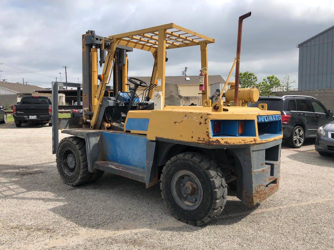 1990 Diesel Komatsu Fd70-5 Pneumatic Tire 4 Wheel Sit Down