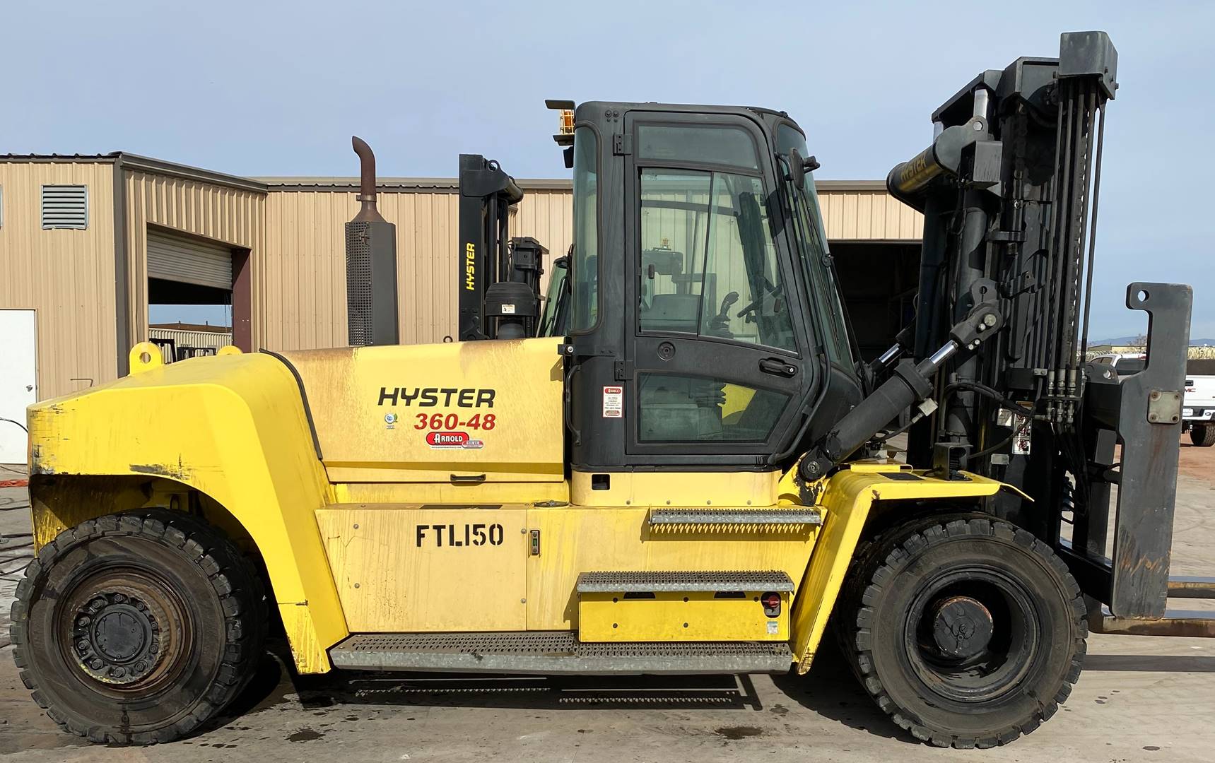 2014 Diesel Hyster H360HD-48 Pneumatic Tire 4 Wheel Sit Down