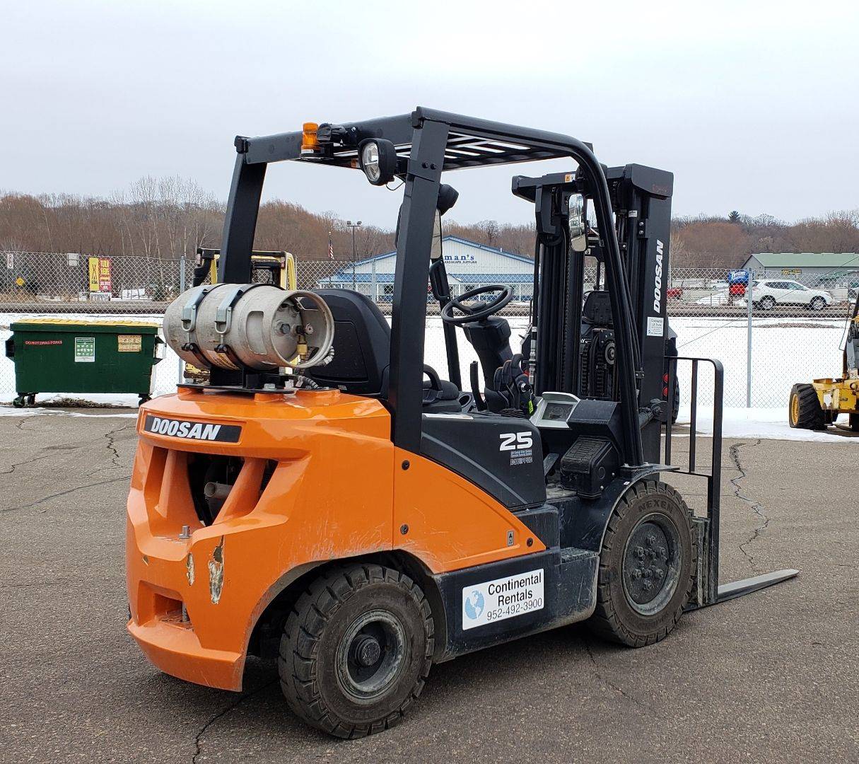 2019 LP Gas Doosan G25N-7 Pneumatic Tire 4 Wheel Sit Down