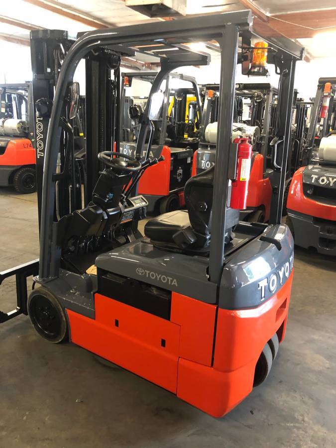 2016 Electric Toyota 8FBE15U Electric 3 Wheel Sit Down