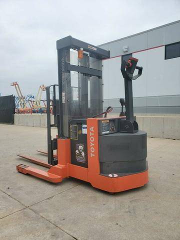2019 Electric Toyota 6BWR15 Electric Walkie Straddle Stacker Reach
