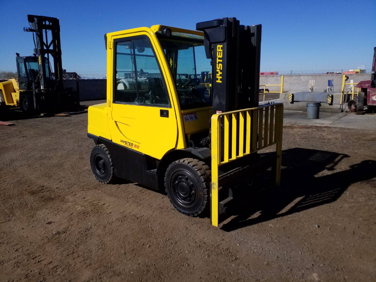 2009 LP Gas Hyster H80FT Pneumatic Tire 4 Wheel Sit Down