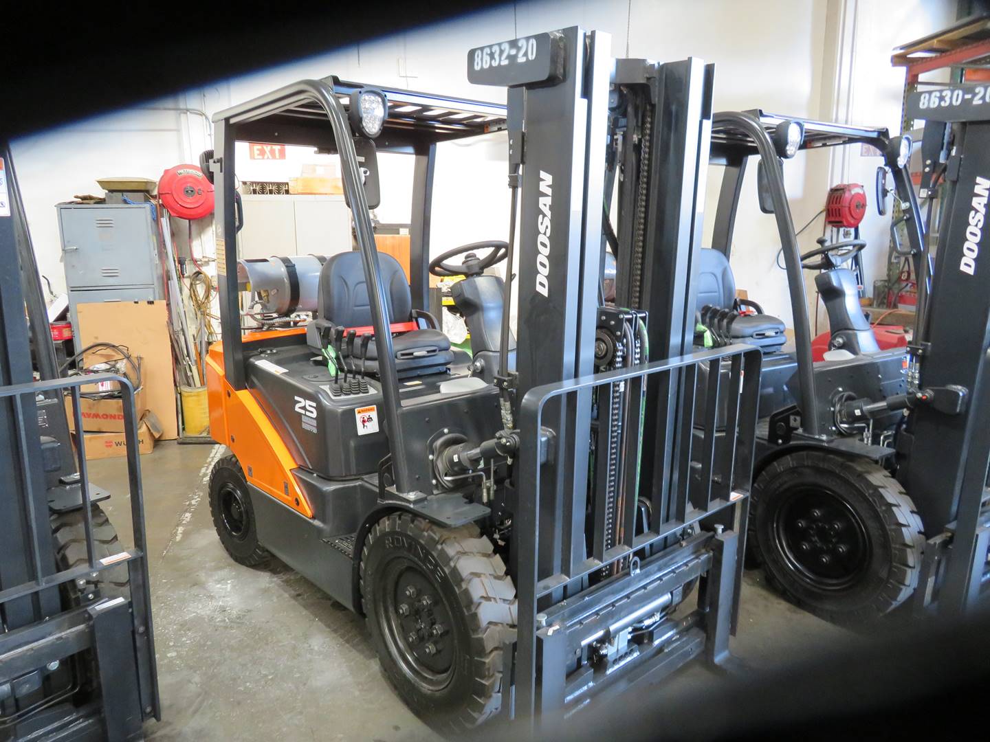 2020 LP Gas Doosan G25N-7LP Pneumatic Tire 4 Wheel Sit Down