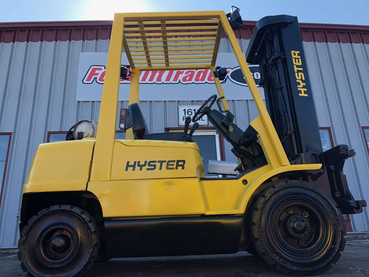 LP Gas Hyster H50XM Pneumatic Tire 4 Wheel Sit Down