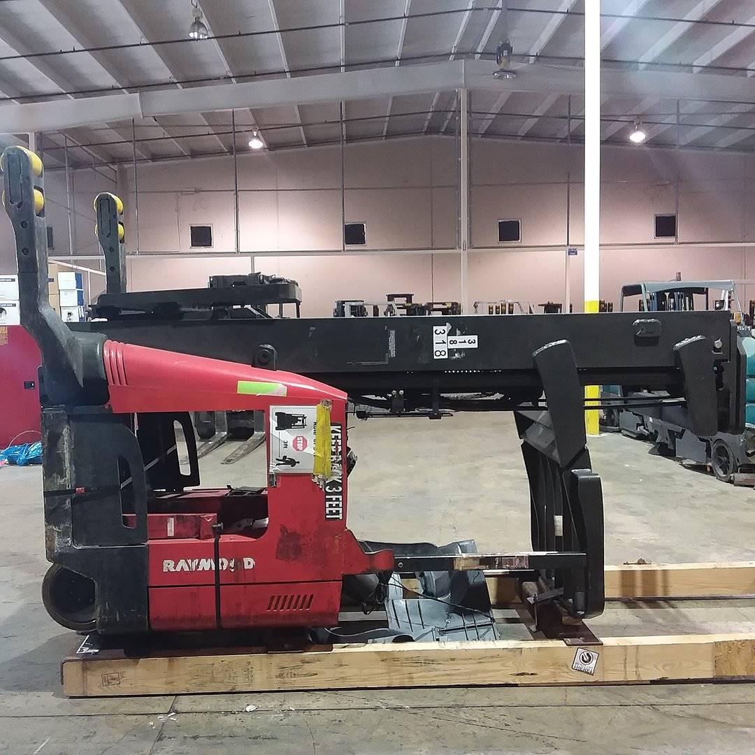 2014 Electric Raymond 750 R45TT Electric Narrow Aisle Single Reach