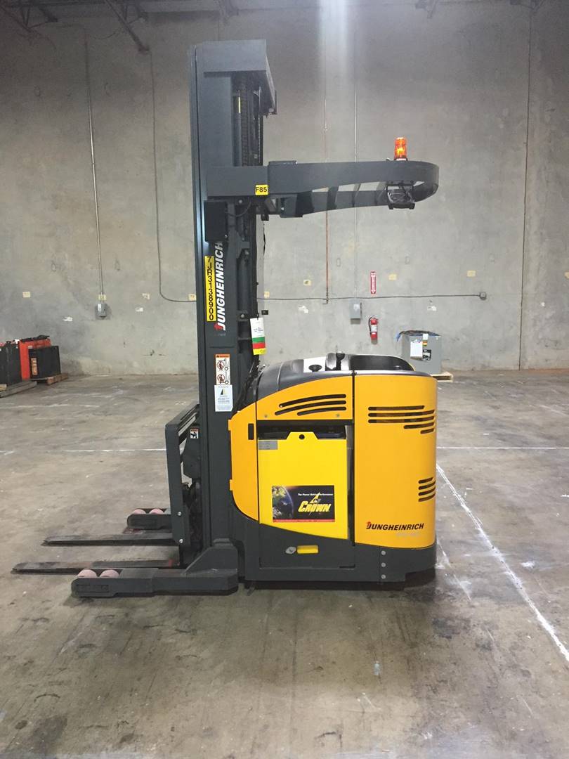 2012 Electric Jungheinrich ETR345 Electric Narrow Aisle Single Reach