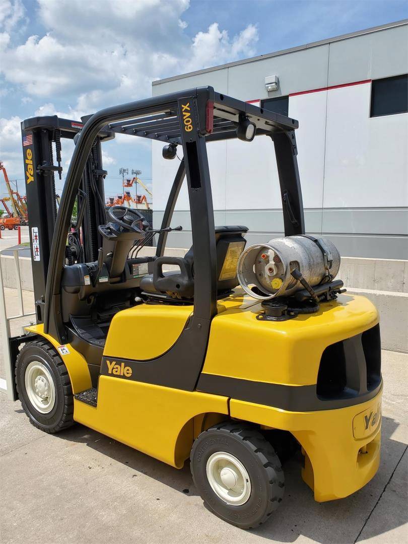 2007 LP Gas Yale GLP060VX Pneumatic Tire 4 Wheel Sit Down