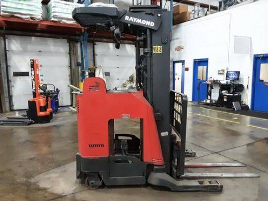 2016 Electric Raymond 750 R45TT Electric Narrow Aisle Single Reach
