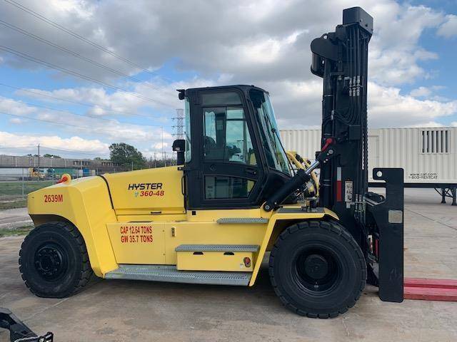 2017 Diesel Hyster H360-48HD Pneumatic Tire 4 Wheel Sit Down