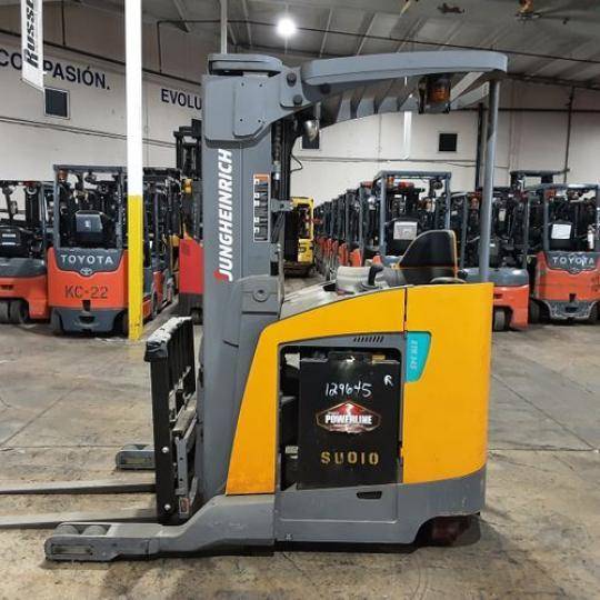 2016 Electric Jungheinrich ETR345 Electric Narrow Aisle Single Reach