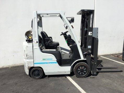 2016 LP Gas Unicarriers CF50LP-MCP1F2A25LV Cushion Tire 4 Wheel Sit ...