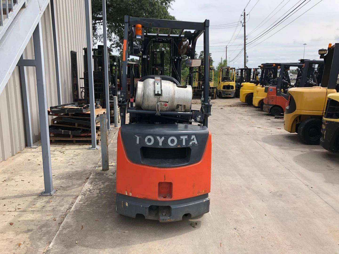 2014 LP Gas Toyota 8FGCU18 Cushion Tire 4 Wheel Sit Down (Indoor Warehouse)