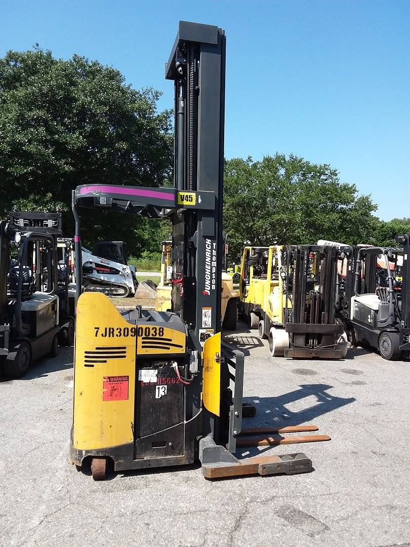 2013 Electric Jungheinrich ETR345 Electric Narrow Aisle Single Reach