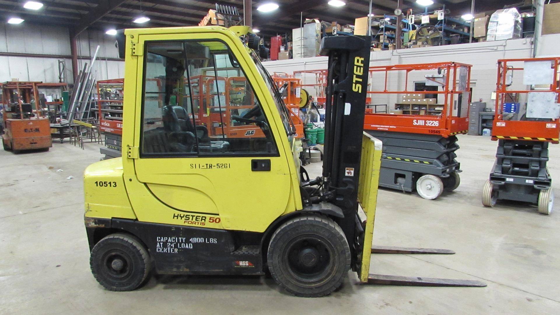 2014 Diesel Hyster H50FT Pneumatic Tire 4 Wheel Sit Down