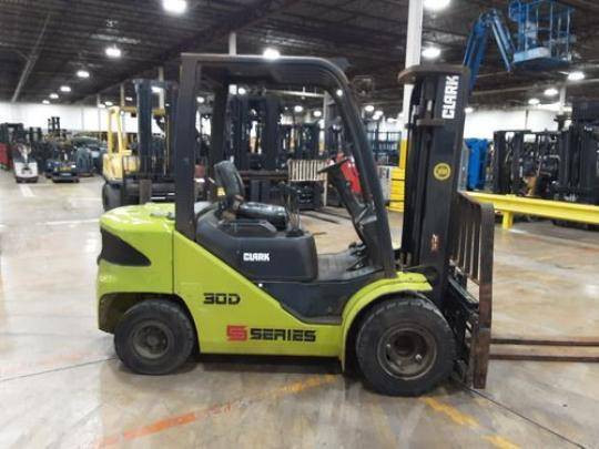 A wide selection of Clark S30D Forklifts with 1 in stock and available ...