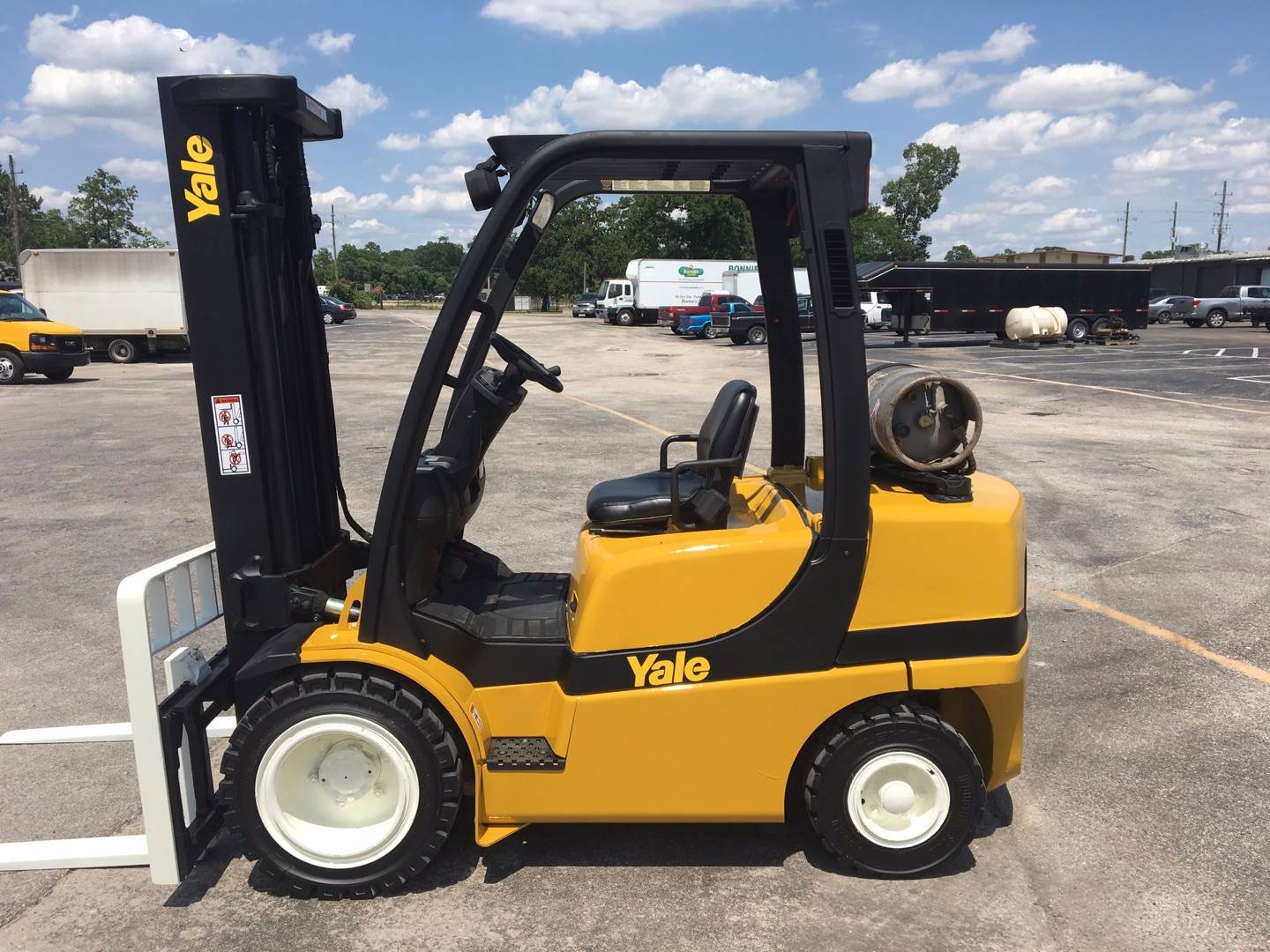 2008 LP Gas Yale GLP060VX Pneumatic Tire 4 Wheel Sit Down