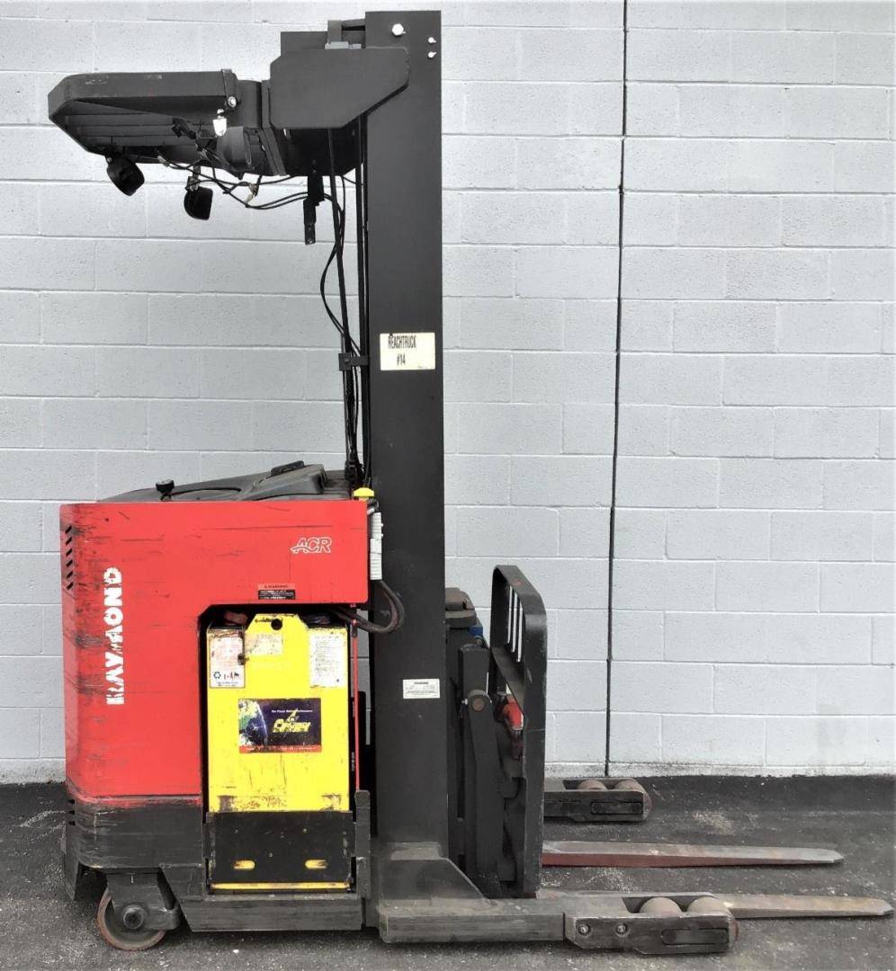 2014 Electric Raymond EZ-R40TT Electric Narrow Aisle Single Reach