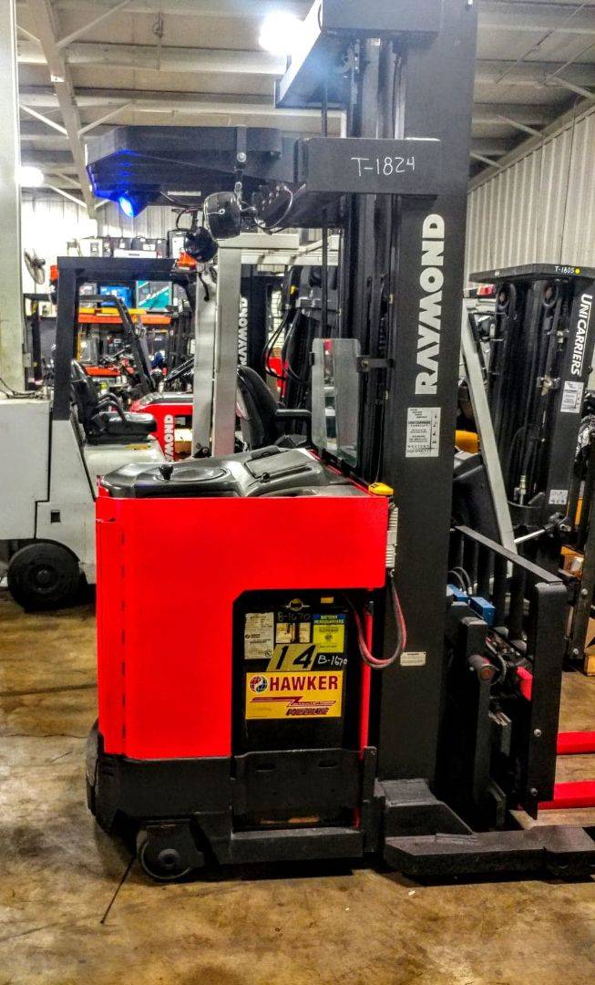 2012 Electric Raymond EZ-R45TT Electric Narrow Aisle Single Reach