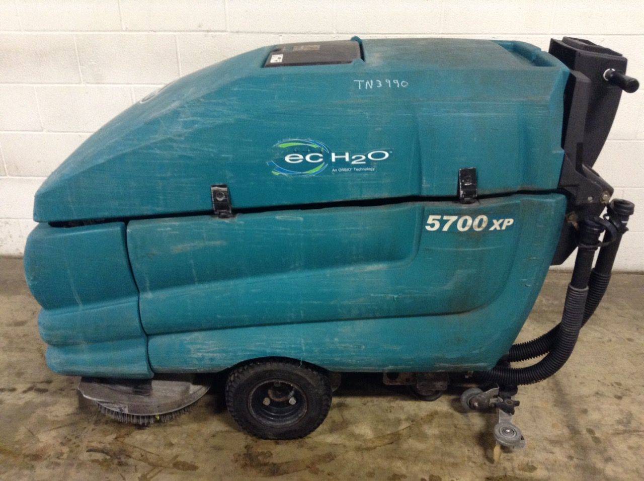 2012 Electric Tennant 5700XP Walk Behind Scrubber