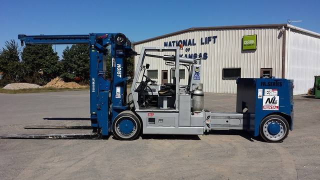 2014 Dual Fuel Hoist Liftruck FR 40/60 Cushion Tire 4 Wheel Sit Down ...