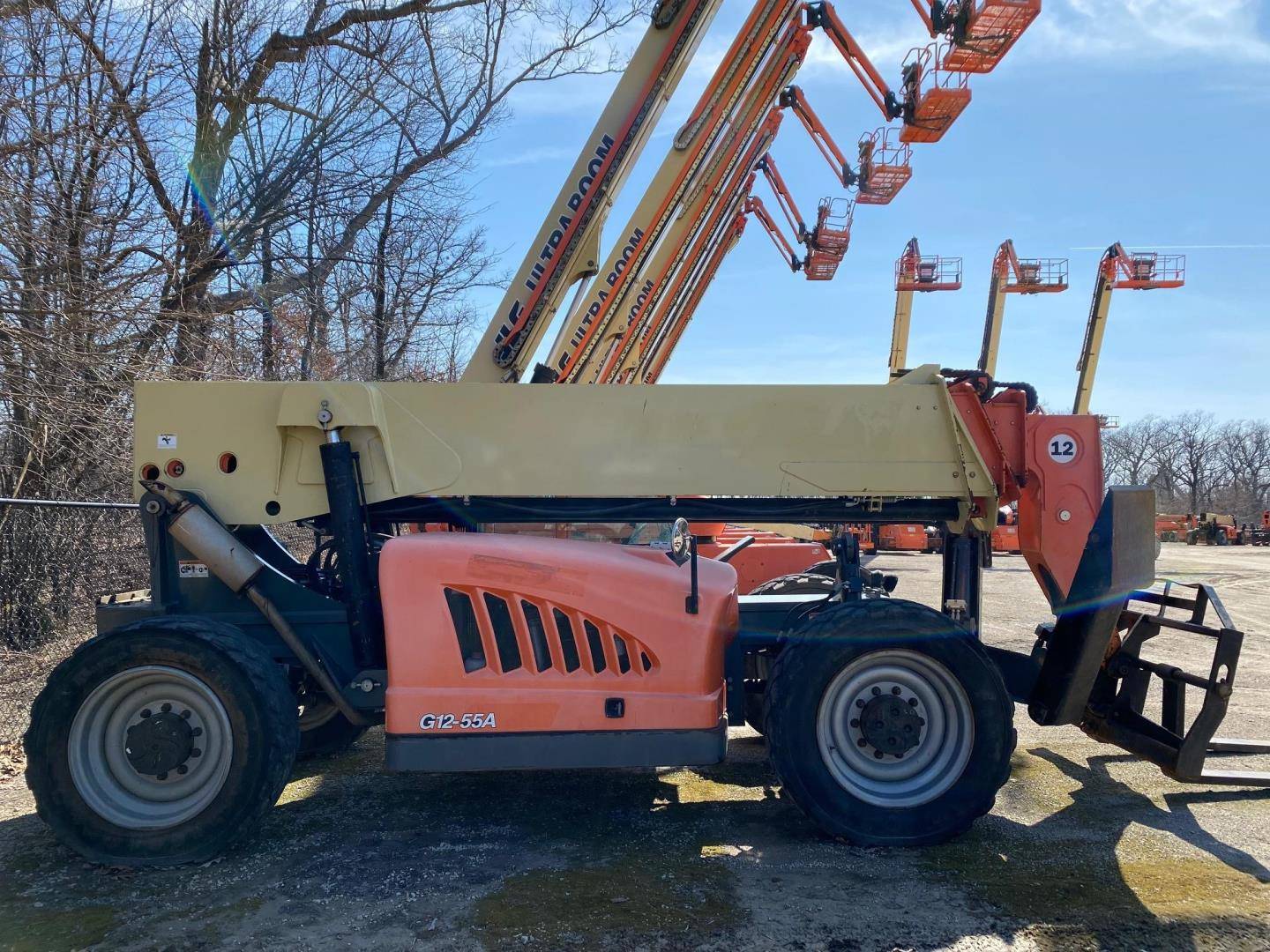 2010 Diesel JLG G12-55A Telehandlers (Telescopic Mast)